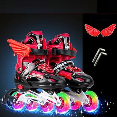 Patines con alas pequeñas para niñas • Pequeños Piratas