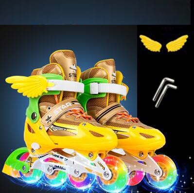 Patines con alas pequeñas para niñas • Pequeños Piratas