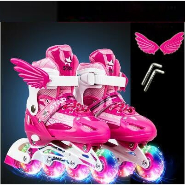 Patines con alas pequeñas para niñas • Pequeños Piratas